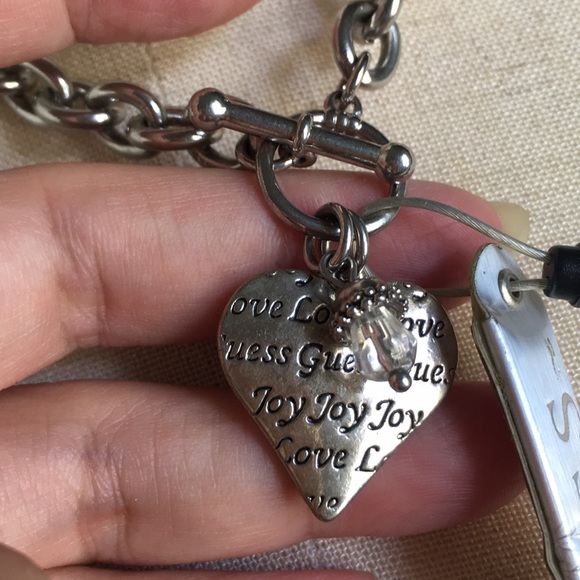 Guess | Jewelry | Nwtvtg Guess Heart Chain Necklace | Poshmark